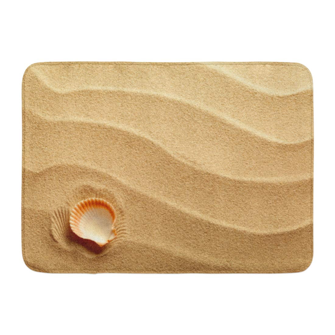 GODPOK Nautilus Beach Sea Shells with Sand As Macro Summer Rug Doormat ...