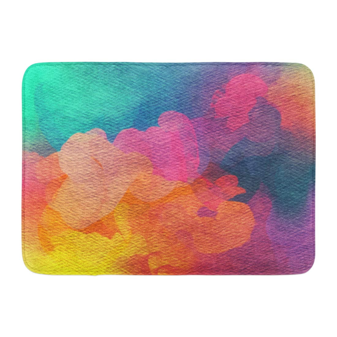 GODPOK Paint Purple Color Abstract Colorful Watercolor Digital Painting ...