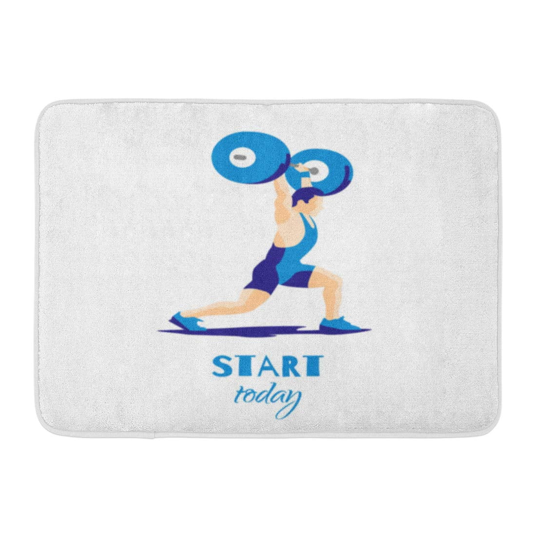 GODPOK Strength Weight Lifting Athlete and Motivational Slogan Try ...