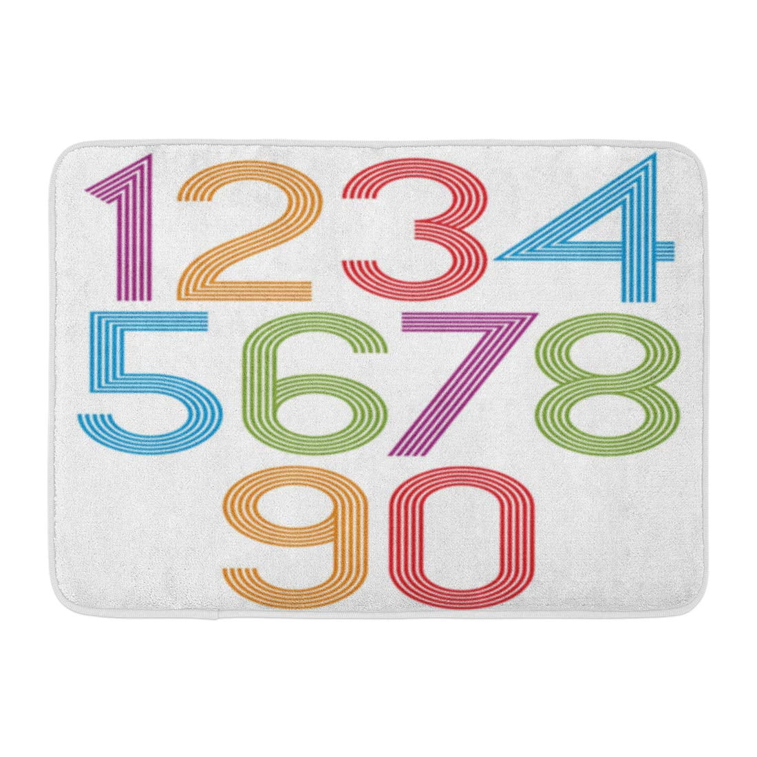 GODPOK Typeface Line Retro Stripes Funky Numbers Light Trendy Elegant ...