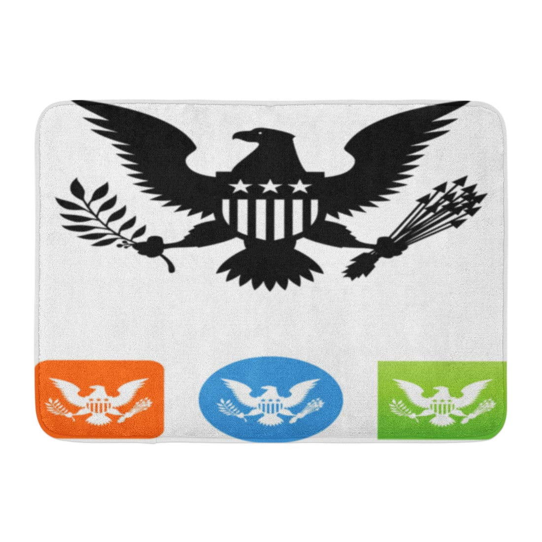 GODPOK USA Eagle American Presidential Great Seal President United Rug ...