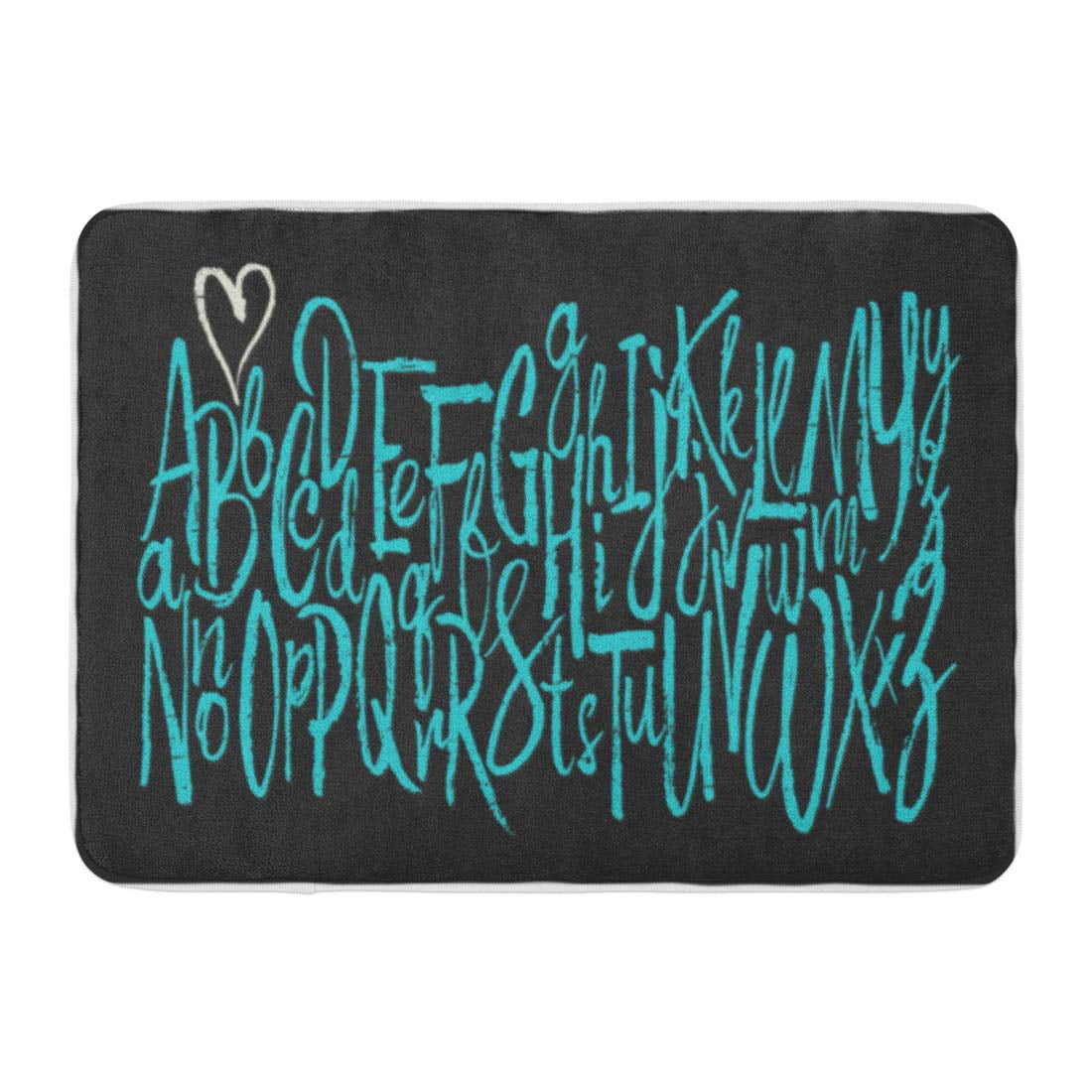 GODPOK Vintage Creative Alphabet Letters Made with Dry Calligraphic ...