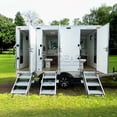 GOEASY VEHICLE 3 Station Portable Restroom Trailer | Mobile Bathroom ...