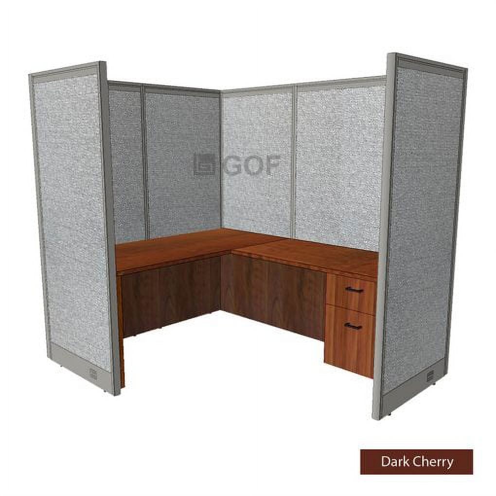 GOF 1 Person Workstation Cubicle (5.5’D x 6.5’W x 6’H) / Office ...