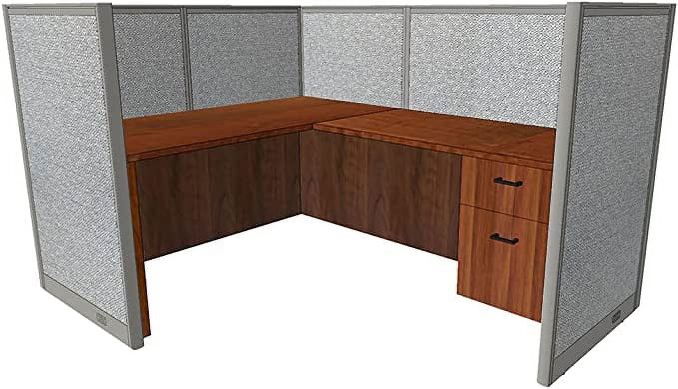 GOF 1 Person Workstation Cubicle (5.5'D x 6'W x 4'H) / Office Partition ...