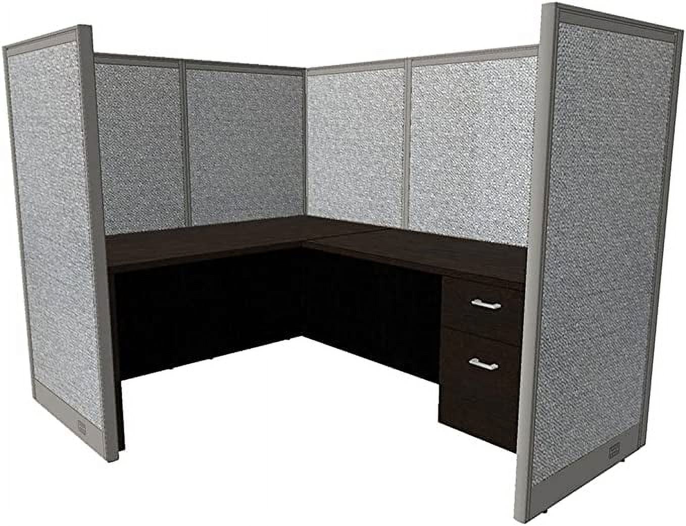 GOF 1 Person Workstation Cubicle (5.5'D x 6'W x 5'H) / Office Partition ...