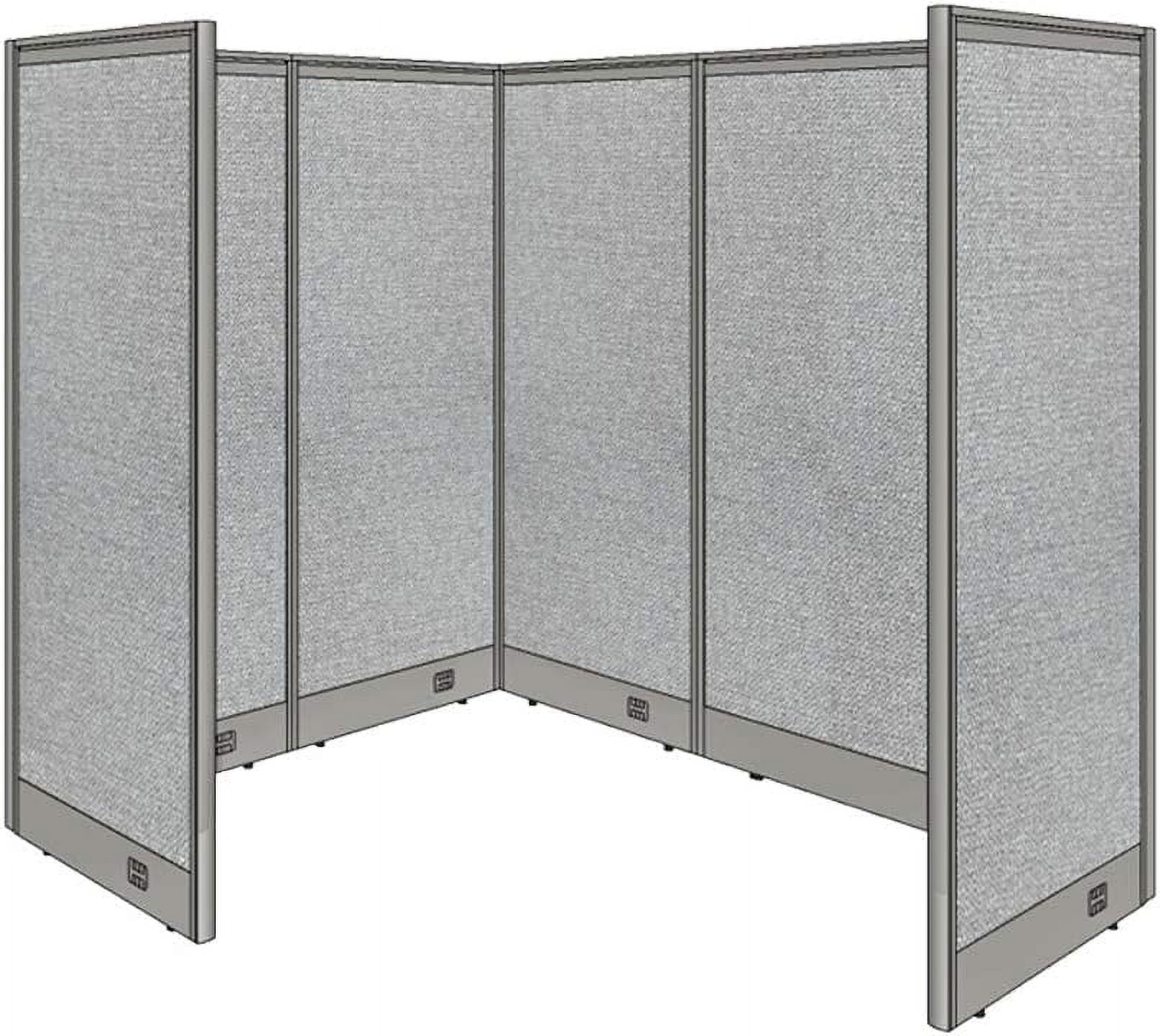 GOF 1 Person Workstation Cubicle (5.5’D x 6’W x 6’H) Office Partition ...