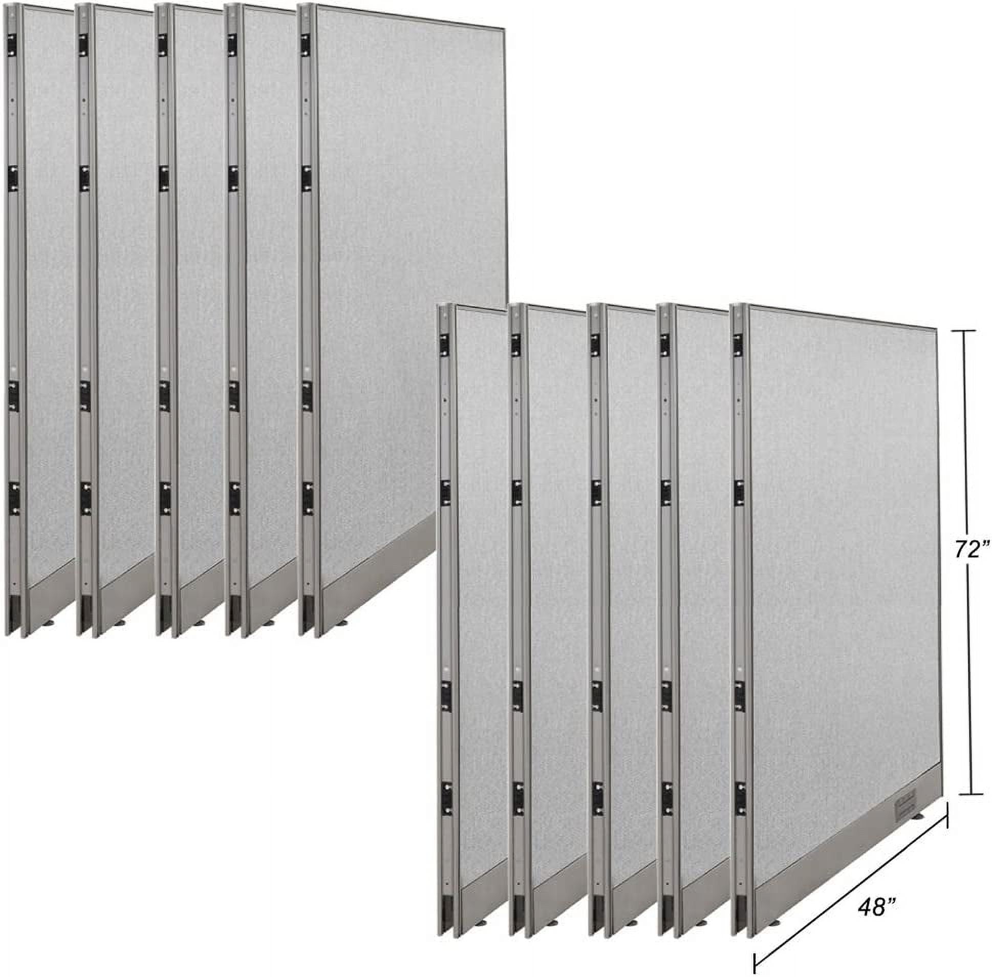 GOF 10 Quantities Orders 48"w x 72"h Office Single Partition Custom ...