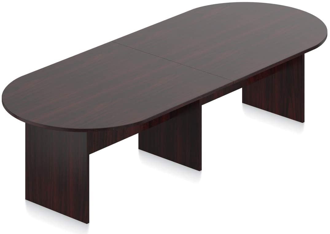 GOF 10 ft. Mahogany Conference Room Table - Modern Office Desk for ...