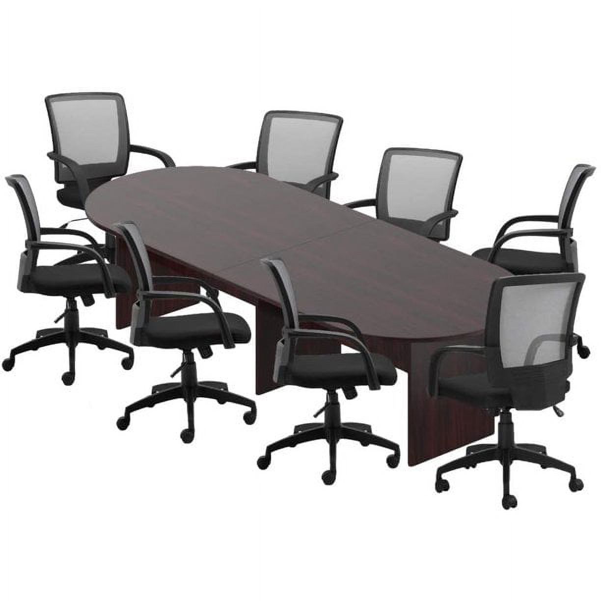 GOF 10FT Conference Table Set with Chairs (G10900B) - Mahogany ...