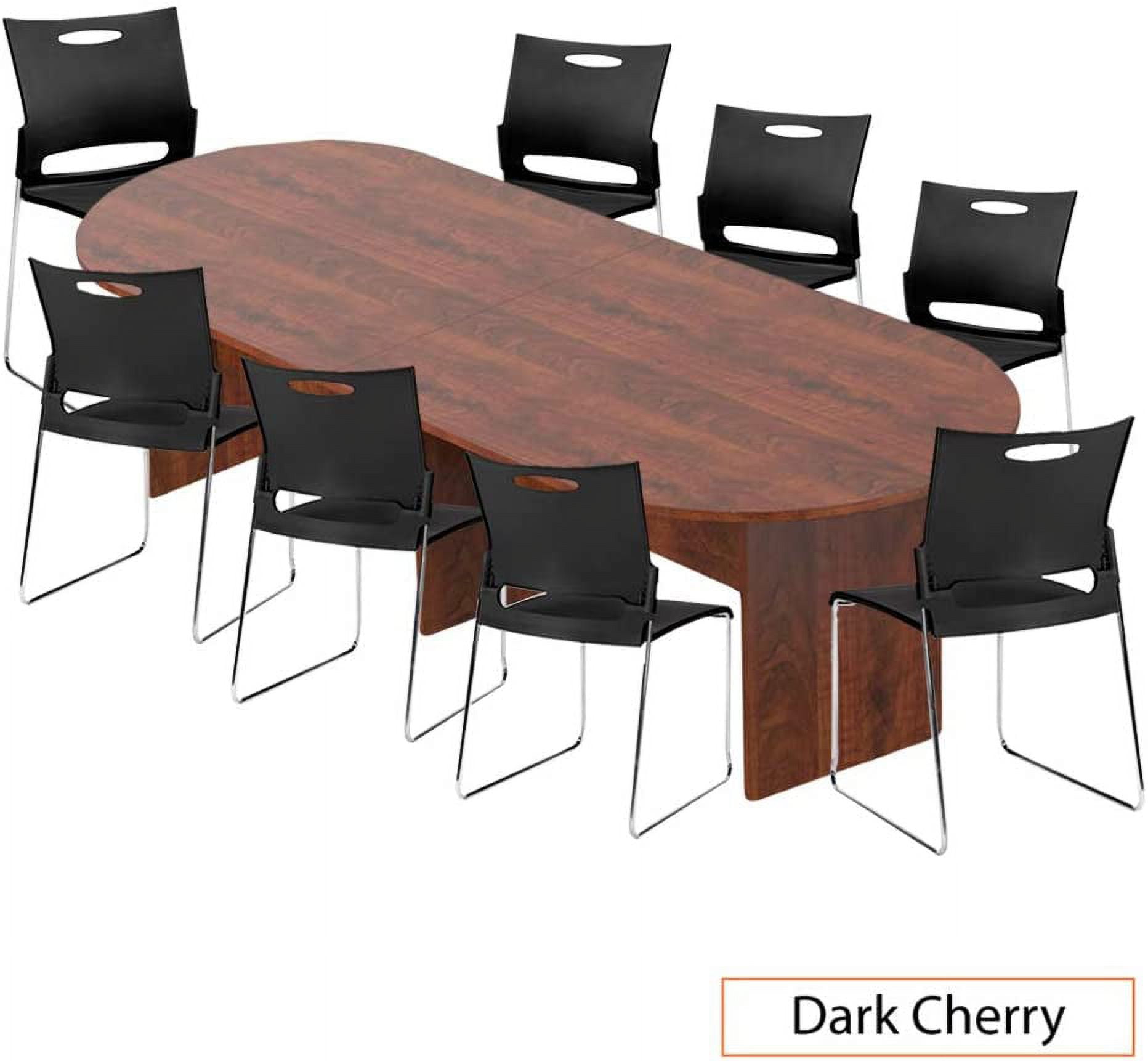 GOF 10FT Conference Table Set with Chairs (G11310B) - Dark Cherry ...
