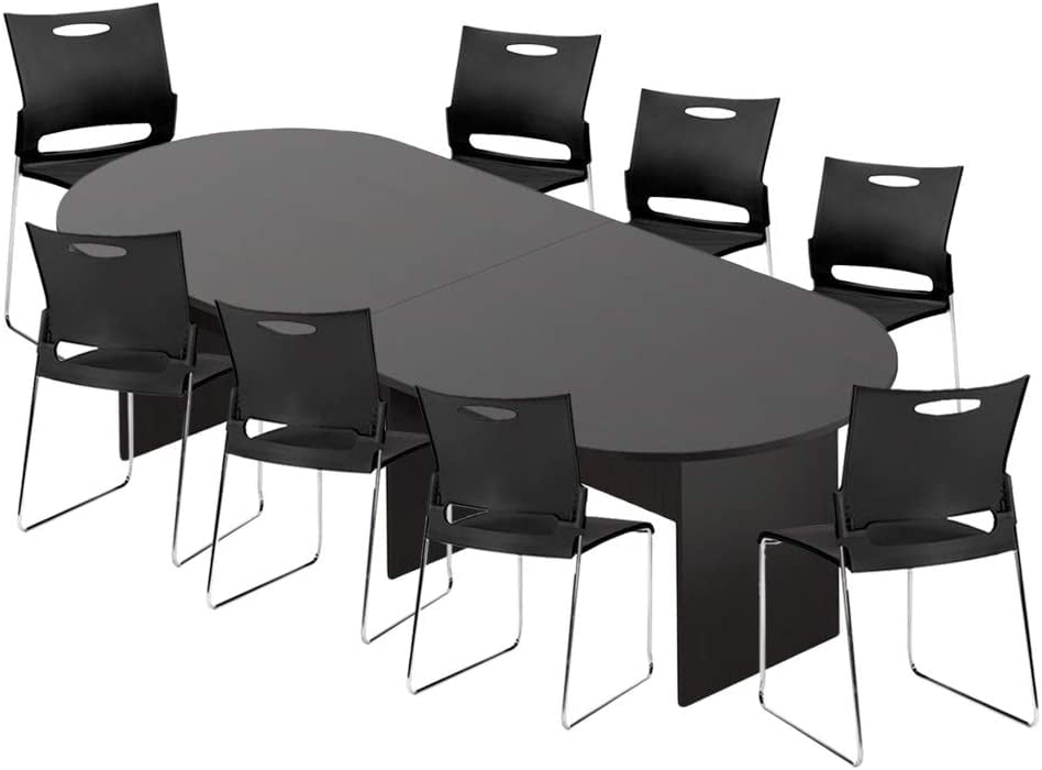GOF 10FT Conference Table Set with Chairs (G11310B) - Espresso ...