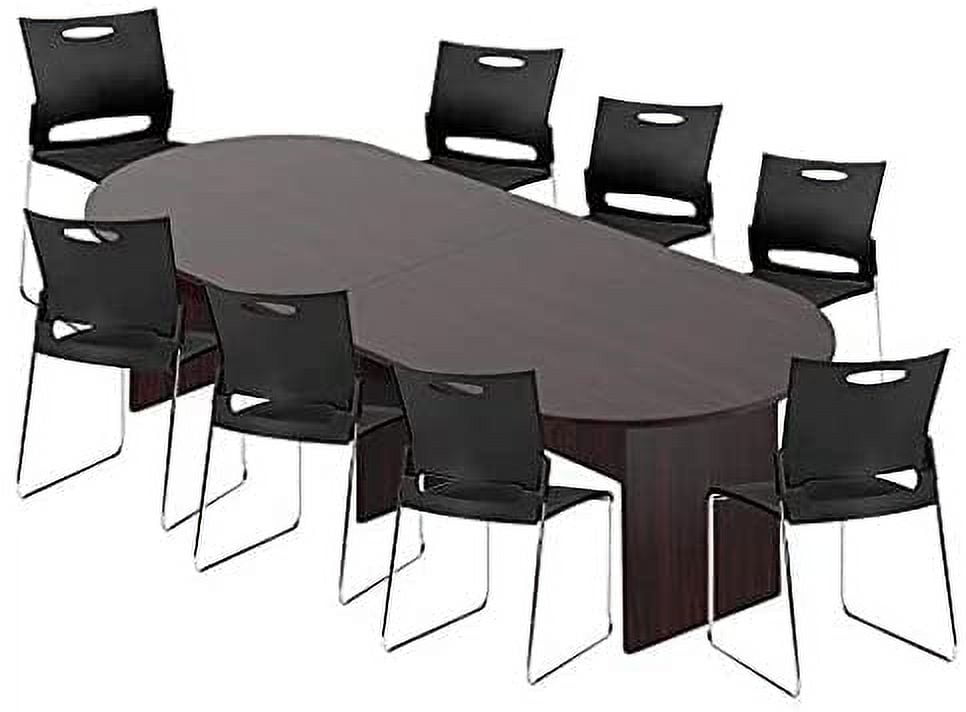 GOF 10FT Conference Table Set with Chairs (G11310B) - Mahogany ...