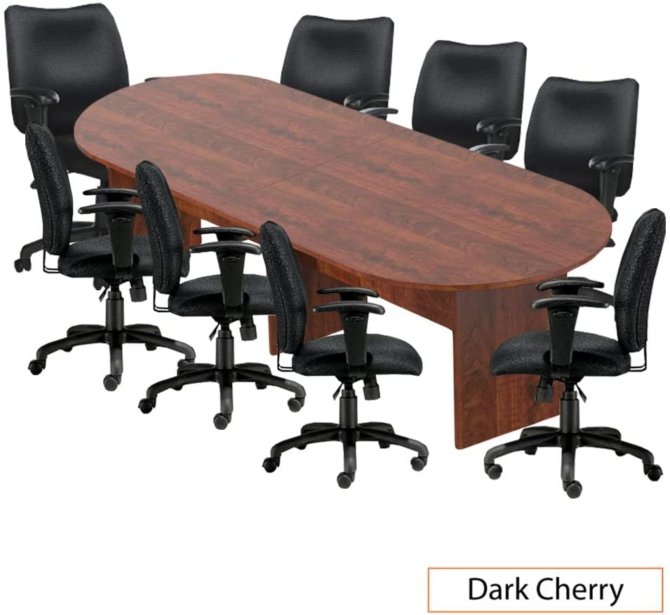 GOF 10FT Conference Table Set with Chairs (G11612B) - Dark Cherry ...