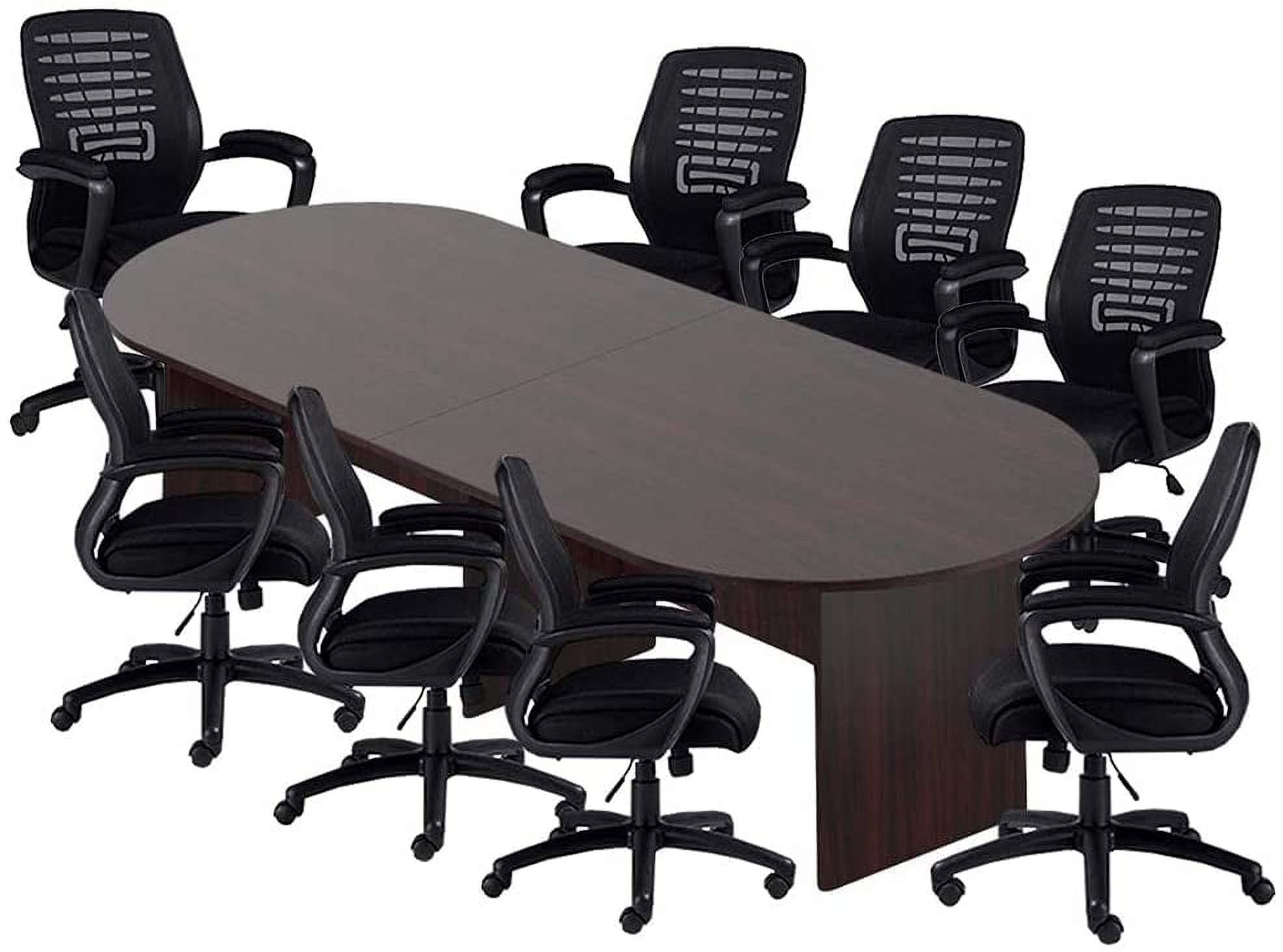 GOF 10FT Conference Table Set with Chairs (G11750B) - Mahogany ...