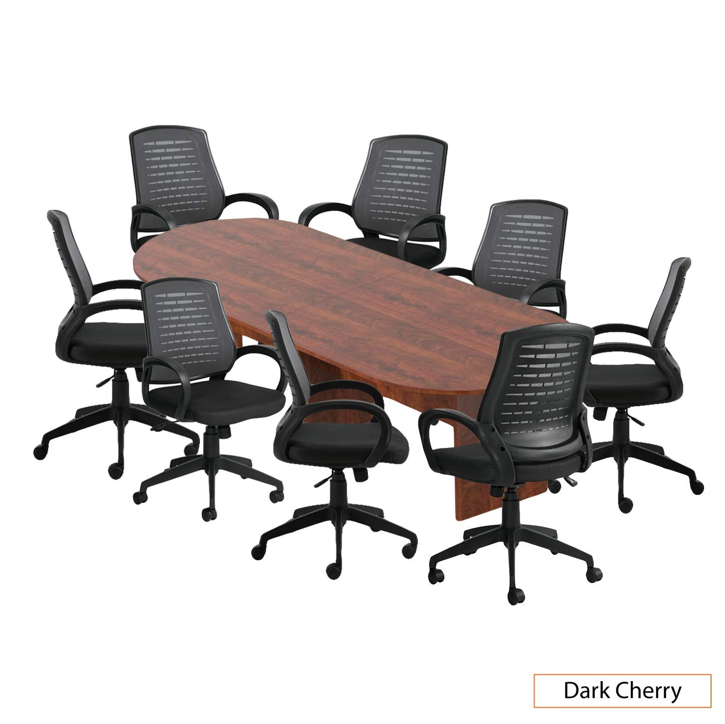 GOF 10FT Conference Table Set with Chairs (G11920B) - Dark Cherry ...