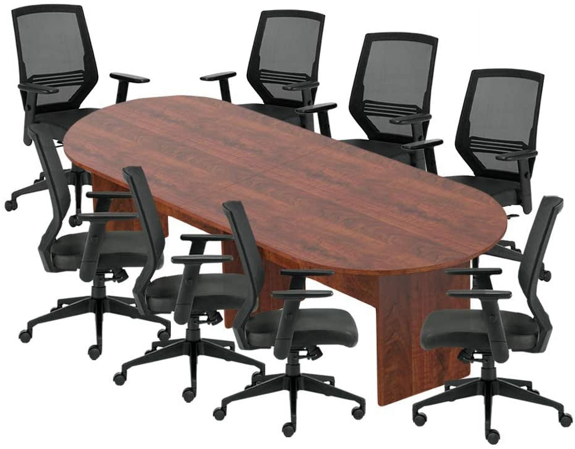 GOF 10FT Conference Table Set with Chairs (G12112B) - Dark Cherry ...