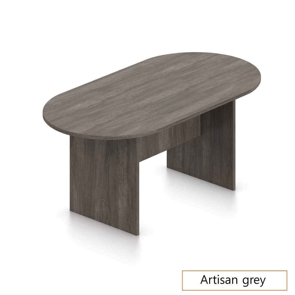 GOF 6 ft. Artisan Gray Conference Room Racetrack Table - Modern Office ...