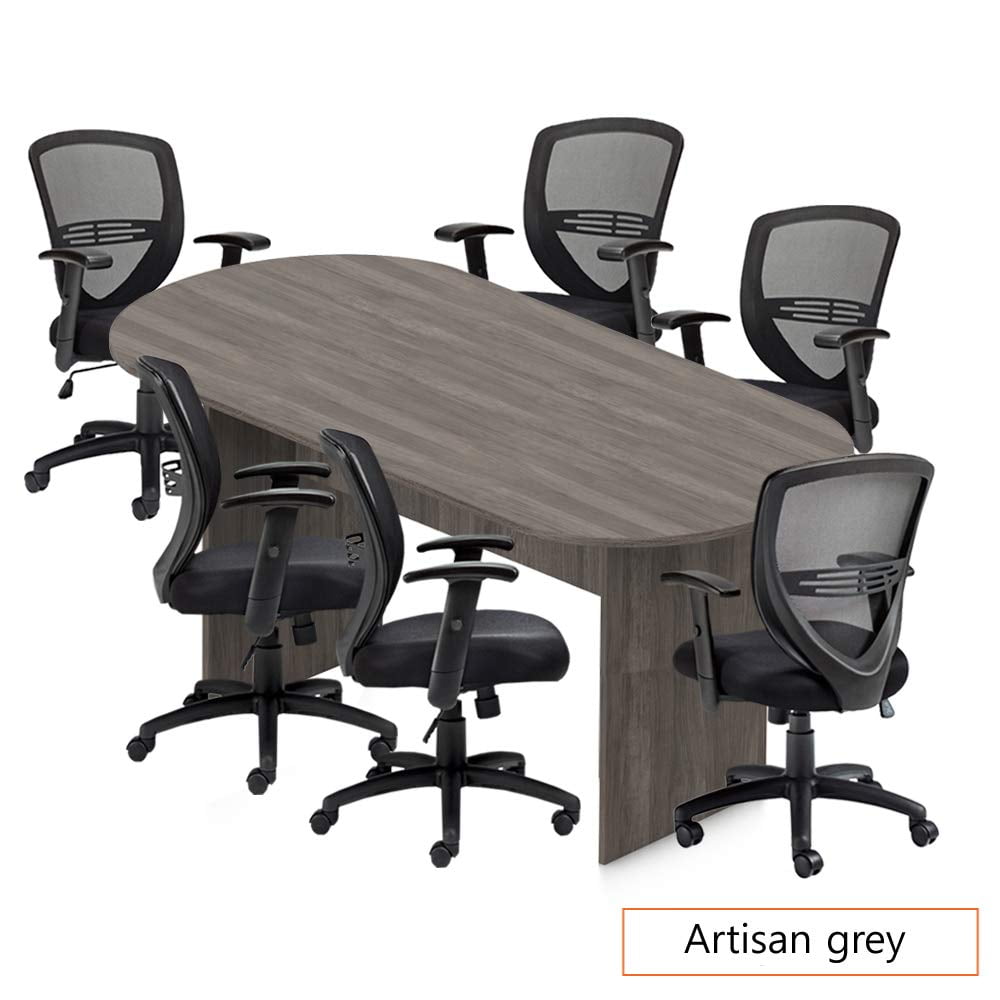GOF 6FT, 8FT, 10FT Conference Table Chair (G11320B) Set, Cherry ...