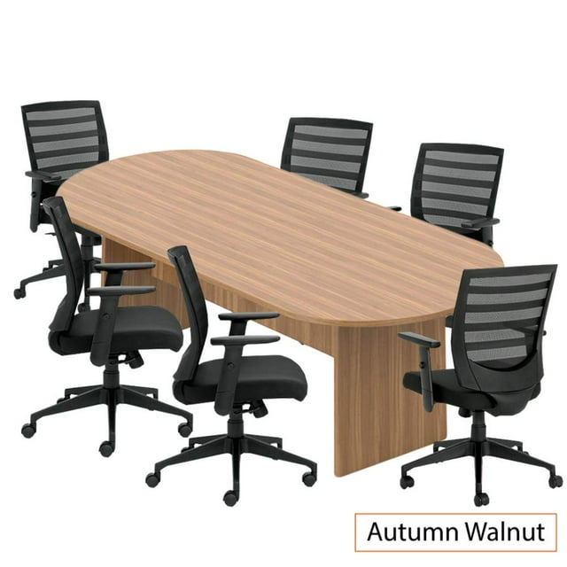 GOF 6FT, 8FT, 10FT Conference Table Chair (G11921B) Set, Cherry ...