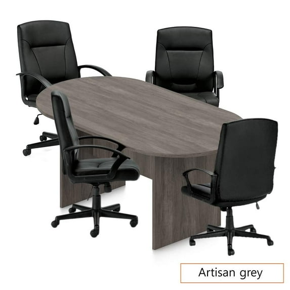 GOF 6 Ft. Artisan Gray Conference Table with 4 Ergonomic Executive ...