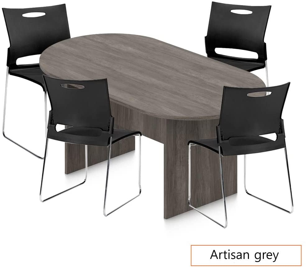 GOF 6FT Conference Table Set with Chairs (G11310B) - Artisan Grey ...