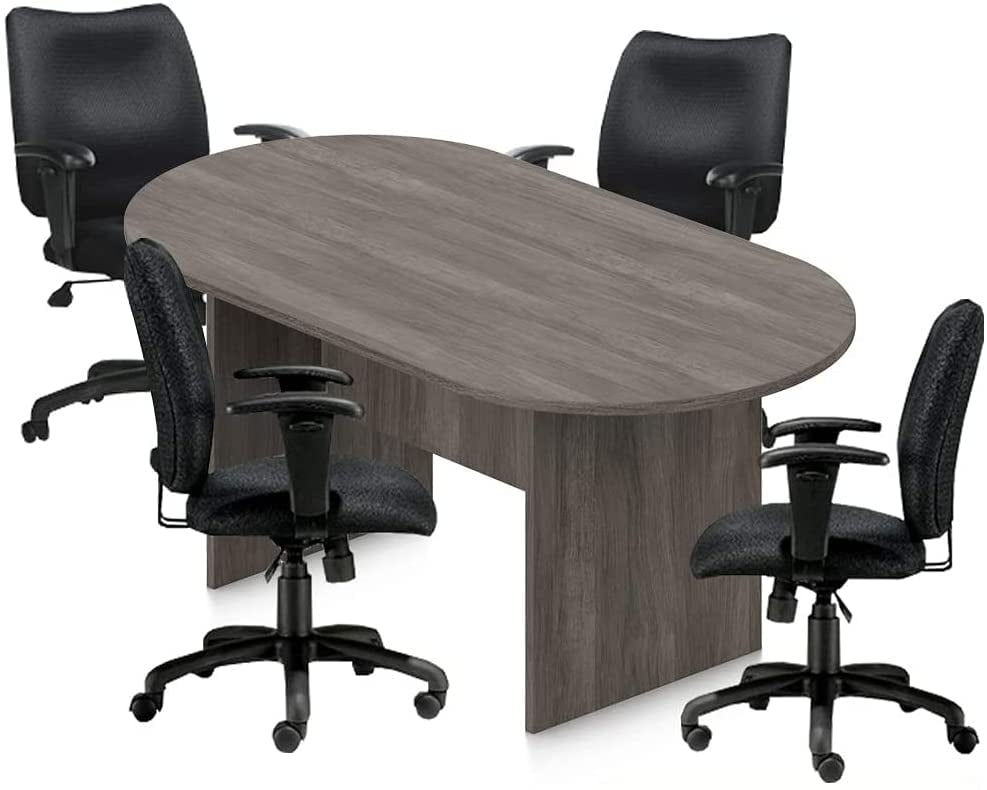 GOF 6FT Conference Table Set with Chairs (G11612B) - Artisan Grey ...