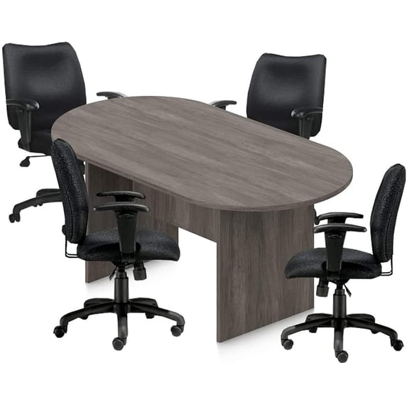 GOF 6FT Conference Table Set with Chairs (G11612B) - Artisan Grey ...