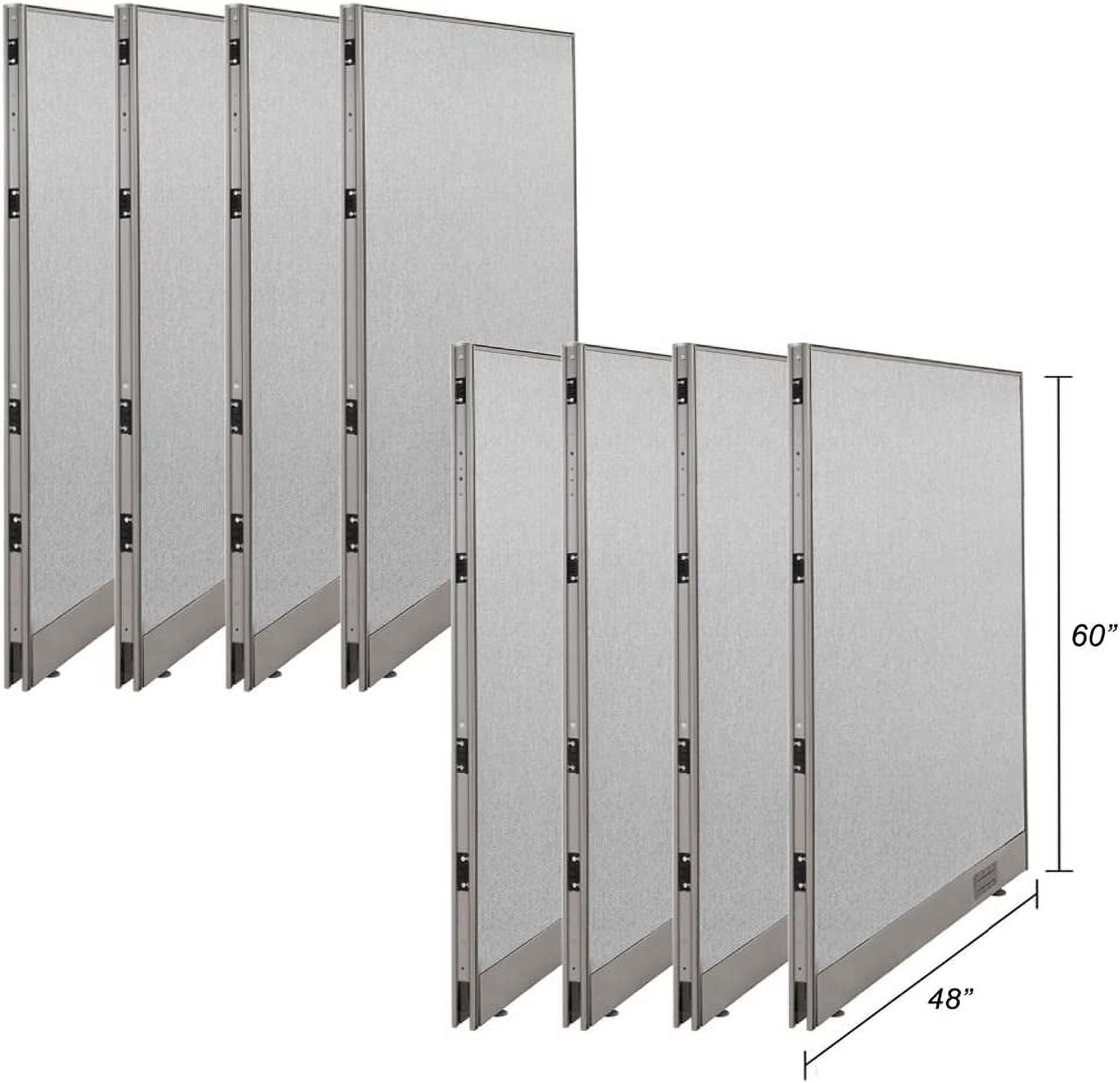GOF 8 Quantities Orders 48"w x 60"h Office Single Partition Custom ...