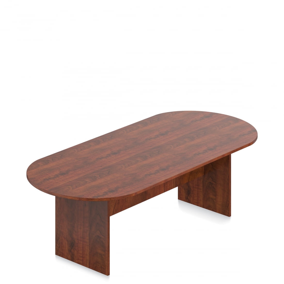 GOF 8 Ft. Dark Cherry Racetrack Conference Table – Office Meeting Room ...