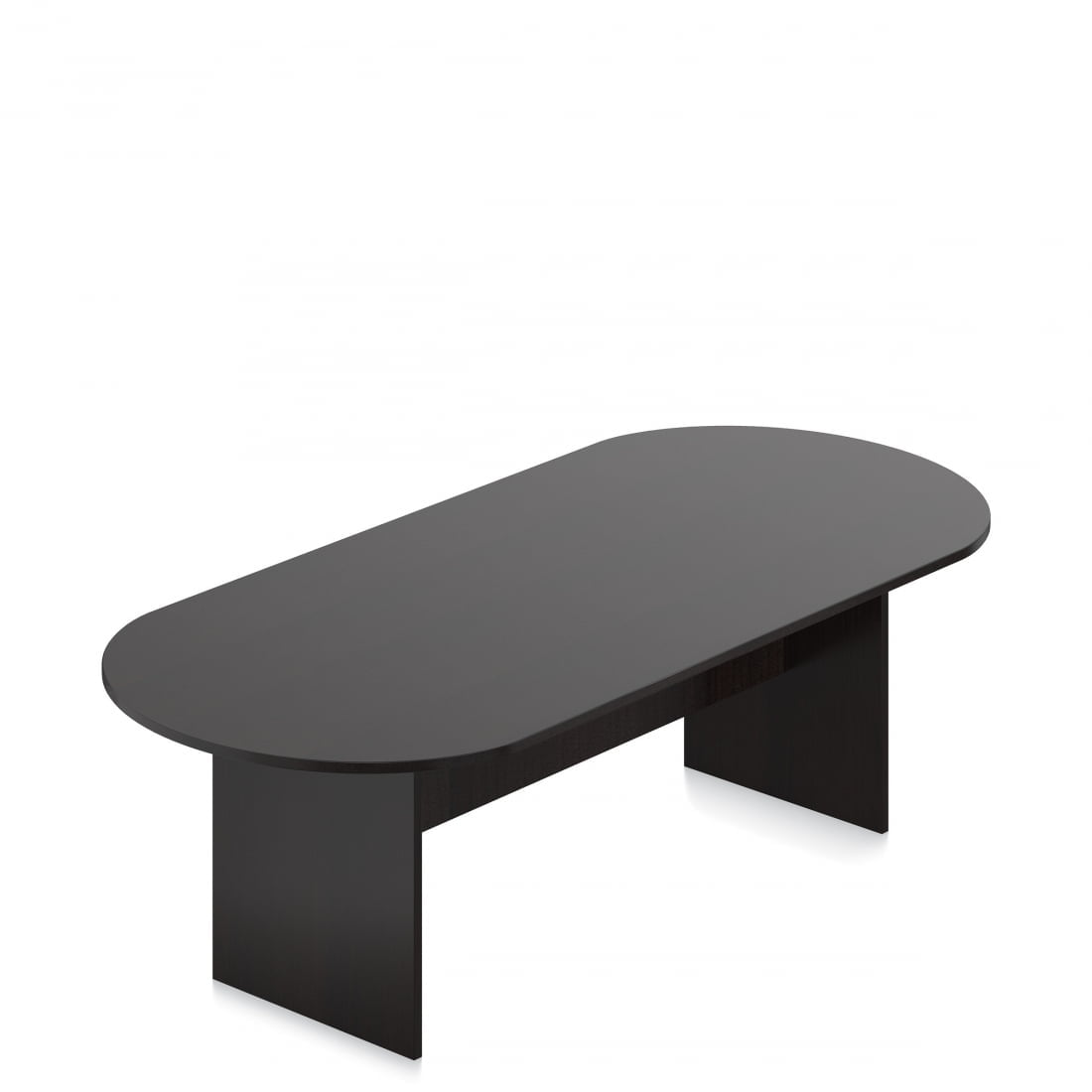 GOF 8 Ft. Espresso Racetrack Conference Table – Office Meeting Room ...