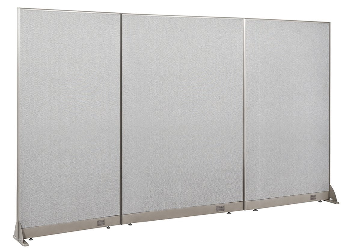 GOF Office Freestanding Partition, 120W x 72H, Easy Assembly, Steel ...