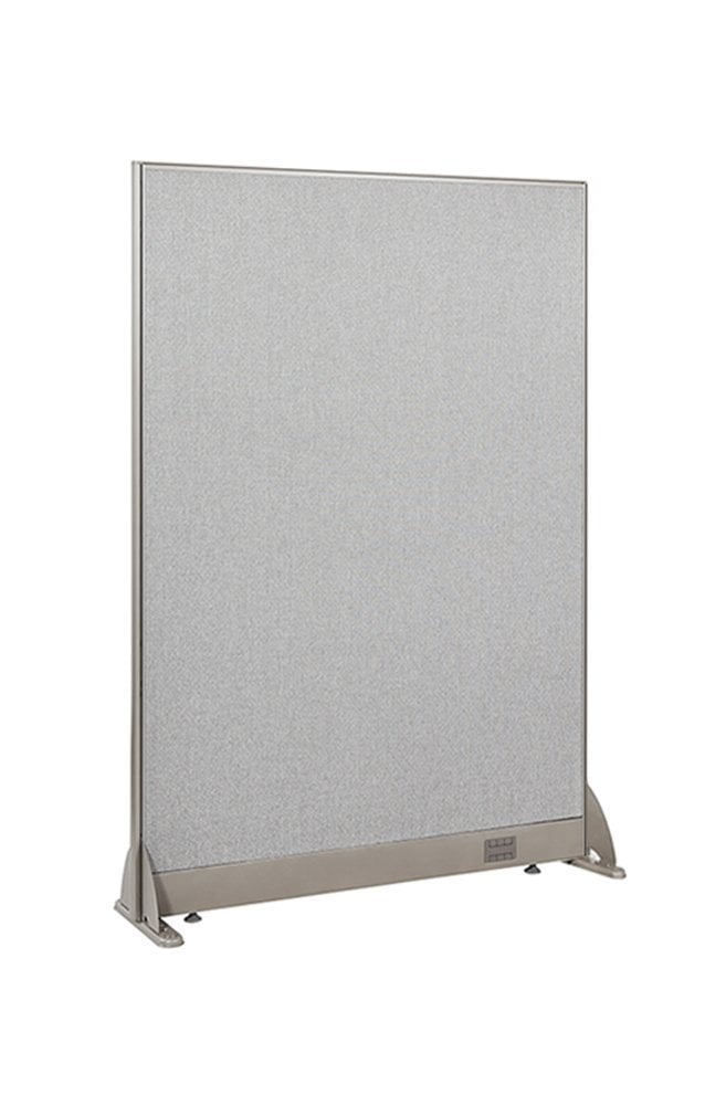 GOF Freestanding Office Partition-Straight Run w/ Safety Legs (36"W x ...