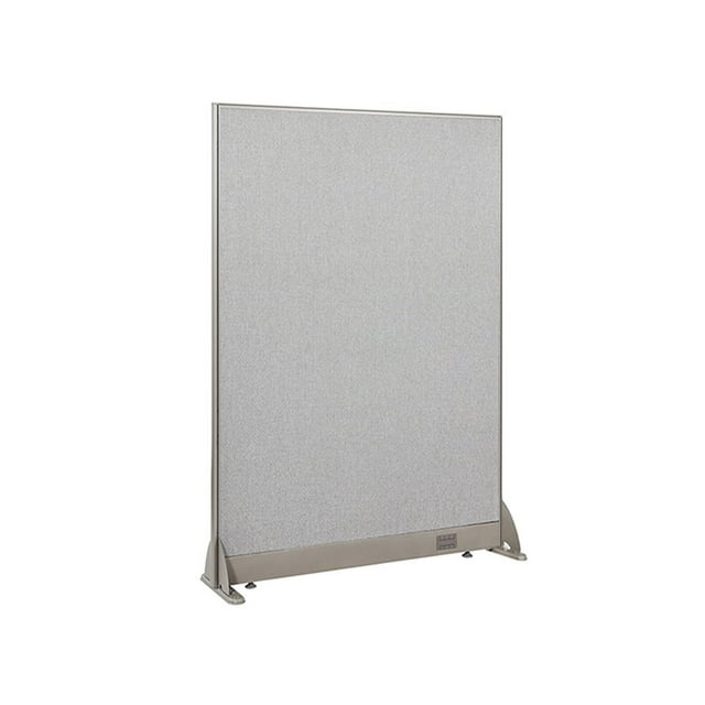 GOF Freestanding Office Partition-Straight Run w/ Safety Legs (36"W x ...