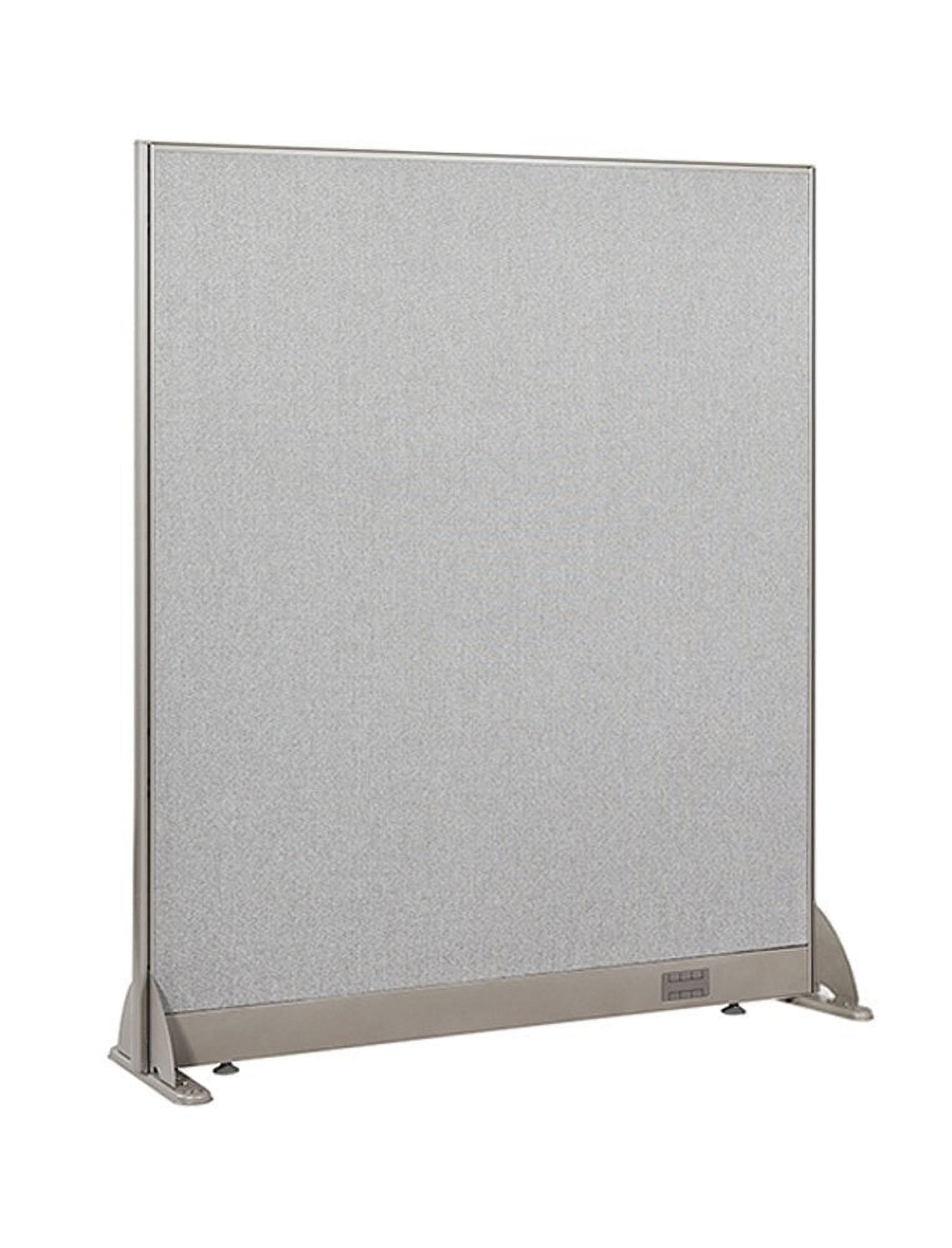 GOF Freestanding Office Partition-Straight Run w/ Safety Legs (48"W x ...