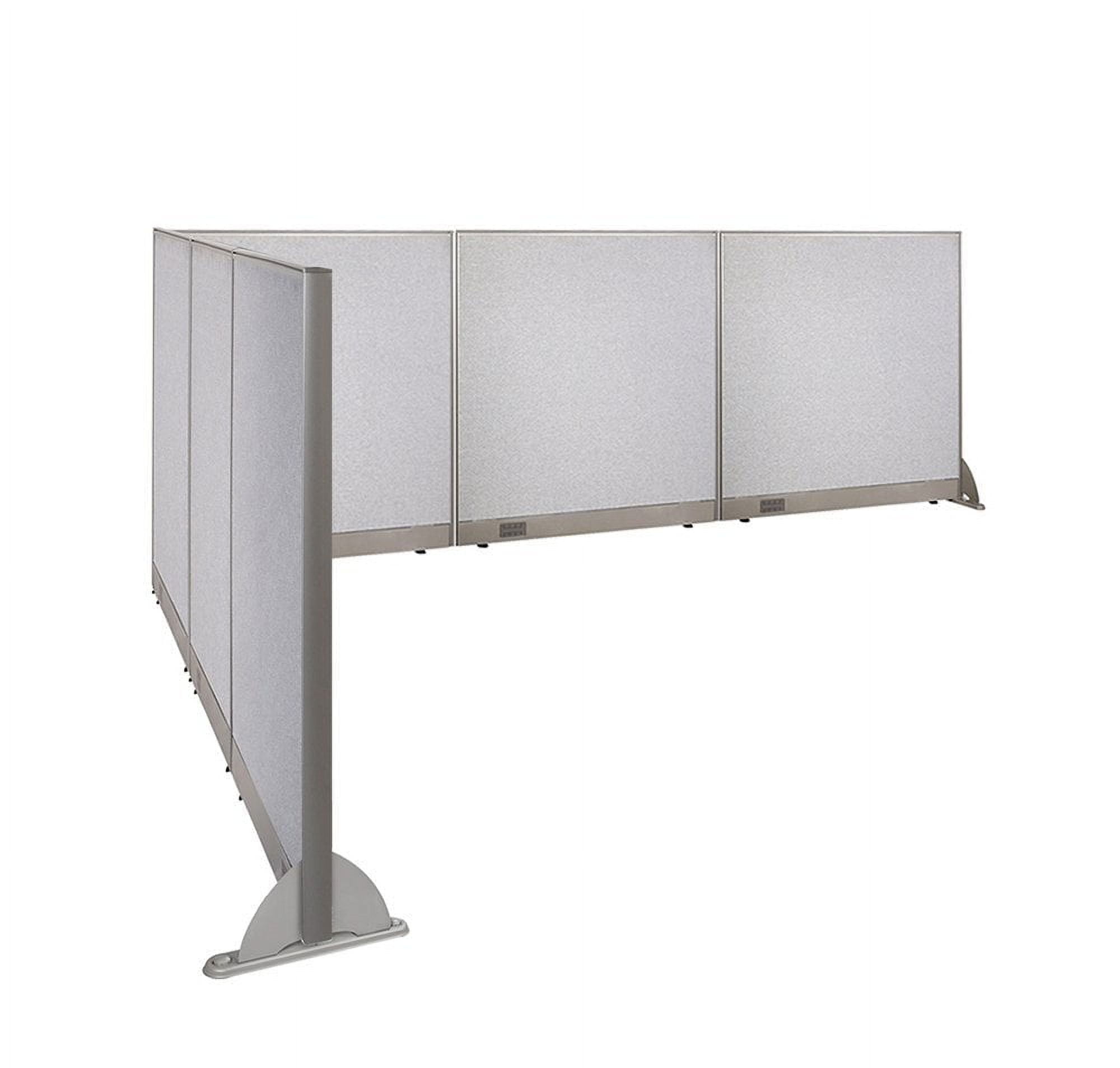 GOF L-shaped Freestanding Partition 120”D x 144”W x 48”H, Office Room ...
