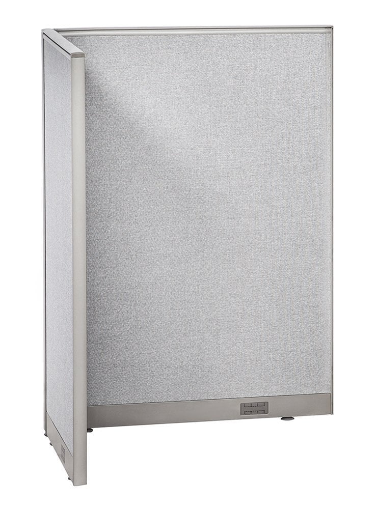 GOF L-shaped Freestanding Partition 30"D x 48"W x 72"H, Office Room ...