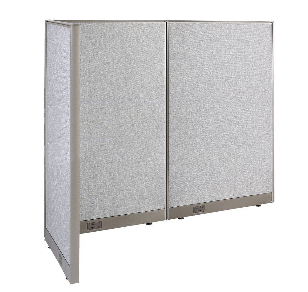 GOF L-Shaped Privacy Wall Panel, Freestanding Office Partition 30D x ...