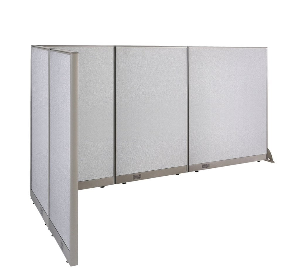 GOF L-Shaped Office Partition 60D x 114W x 72H / Room Divider with ...
