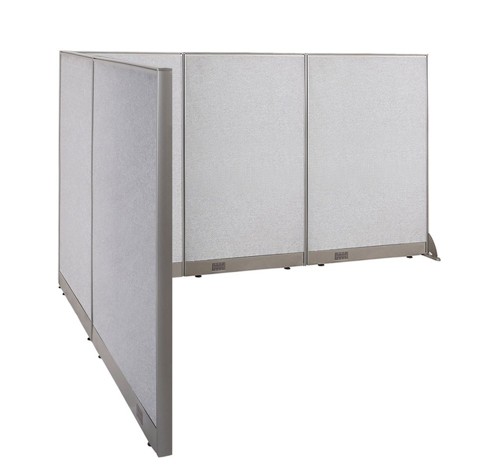 GOF L-shaped Freestanding Office Partition, Room Divider, Privacy ...