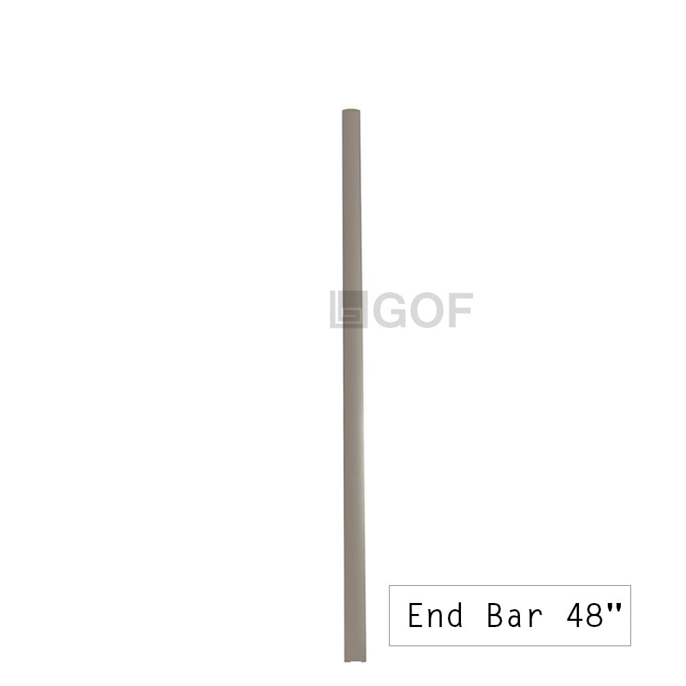 GOF Office Furniture Parts, 48"H End Bar-Partition Panel Edge Cover for ...
