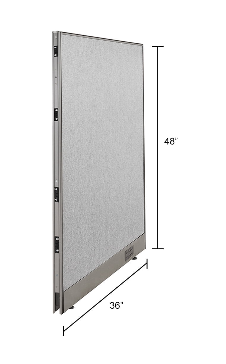GOF Office Partition, Full Fabric Panel, Privacy Screen, Large Room ...
