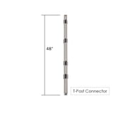 GOF Office Partition Parts - 48"H T-Post Connector for T-Shaped ...