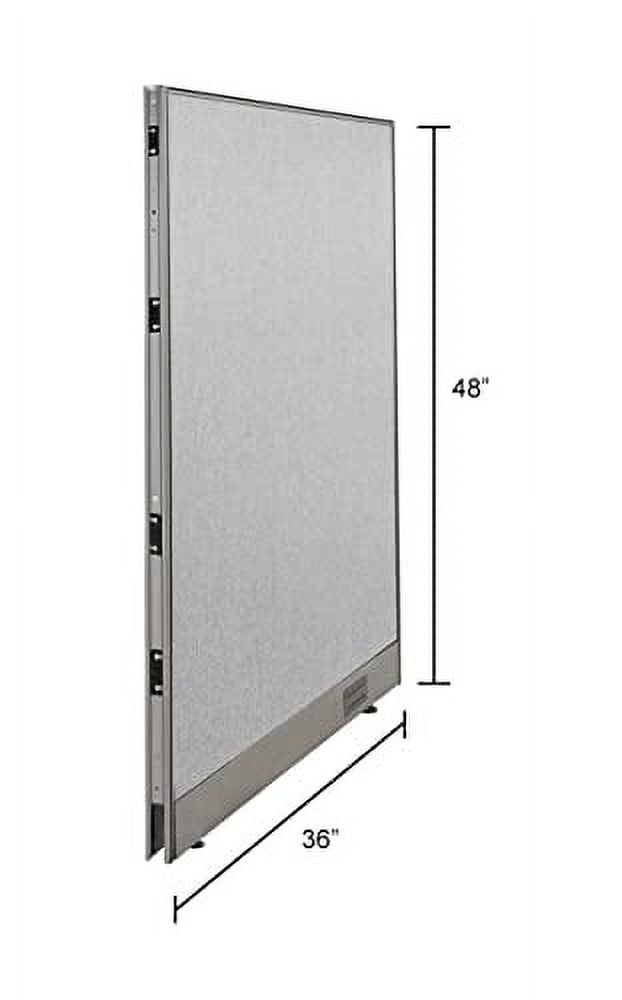 GOF Office Partition Single Full Fabric Panel (36" w x 48" h) - Walmart.com