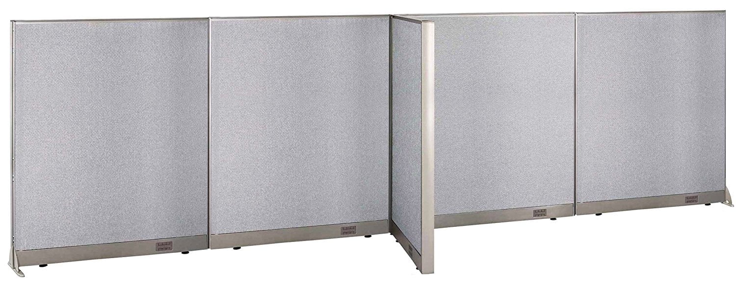 GOF T-shaped Freestanding Partition (30”D x 192”W x 60”H) Office Room ...