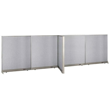 GOF T-shaped Freestanding Partition (72”D x 288”W x 60”H) Office Room ...