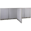 GOF T-shaped Freestanding Partition (48”D x 72”W x 48”H) Office Room ...