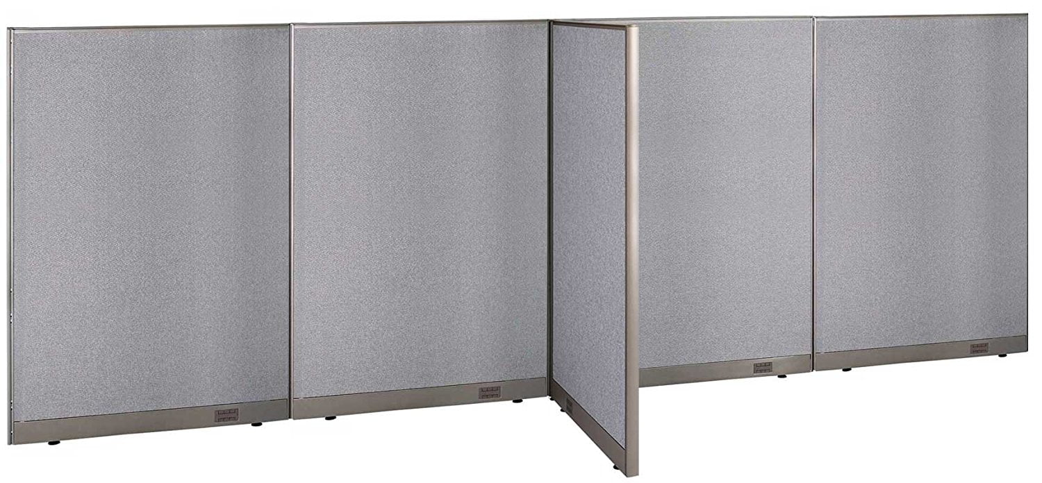 GOF T-shaped Freestanding Partition (36”D x 192”W x 72”H) Office Room ...