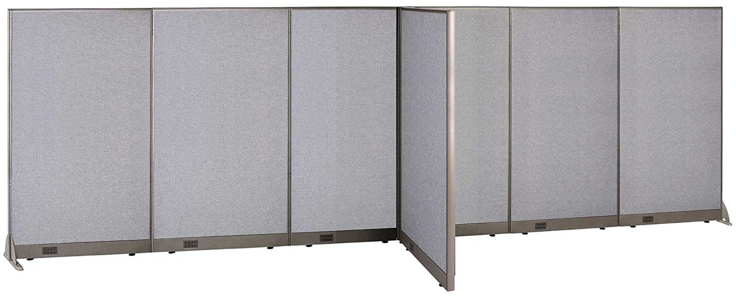 GOF T-shaped Freestanding Partition (36”D x 204”W x 72”H) Office Room ...