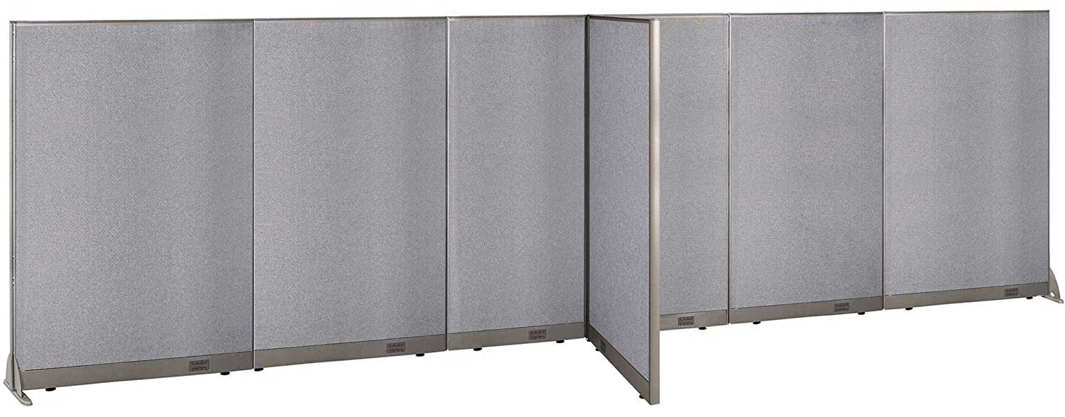 GOF T-shaped Freestanding Partition (36”D x 228”W x 72”H) Office Room ...